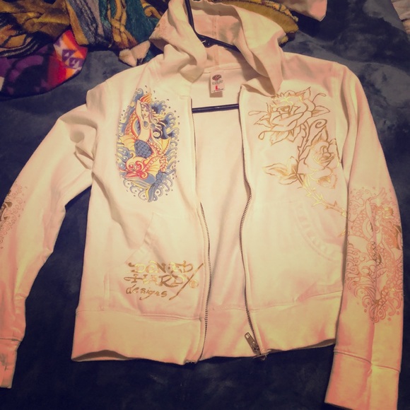 Ed Hardy | Jackets & Coats | Its Large Jacket About Years Old | Poshmark